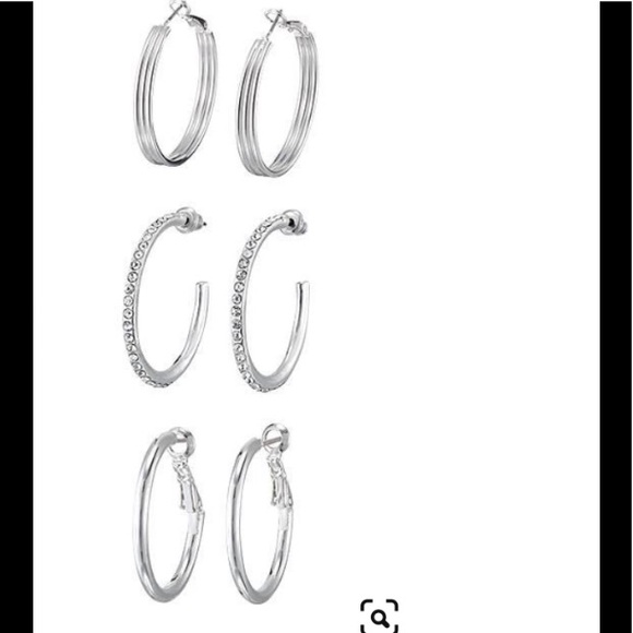 Avon | Jewelry | Avon Everyday Hoop Trio Set Silver Earrings | Poshmark